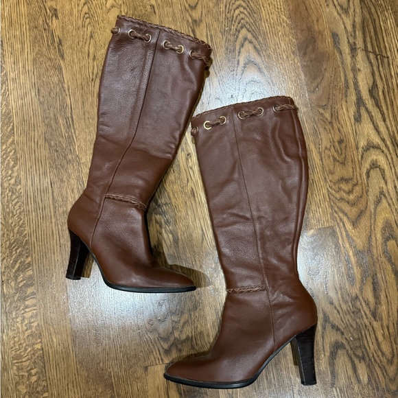 Colin Stuart | Shoes | Colin Stuart Leather High Heeled Boots | Poshmark